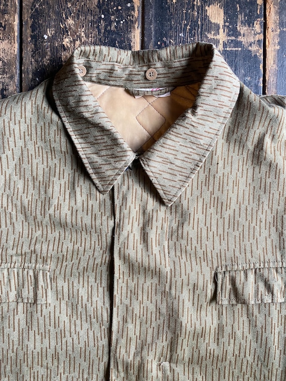 Vintage P60 East German Strichtarn Camo Jacket, Rain … - Gem