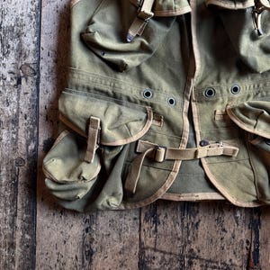 Vintage USN WW2 D-day Military Assault Tactical Ammo Vest. Faithful ...