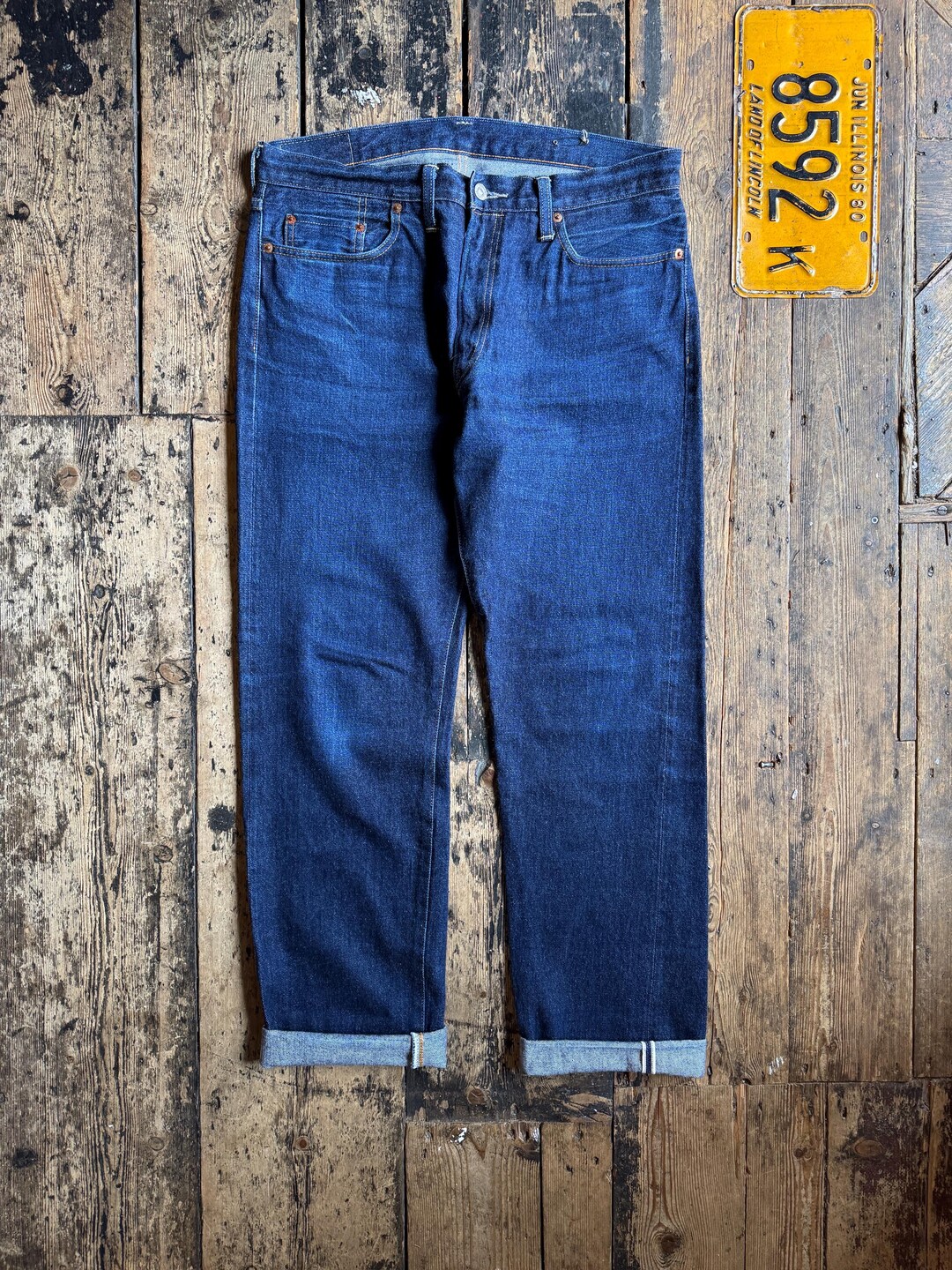Vintage Levi’s LVC 501XX ‘big E’ Classic Straight Fit Red Line Selvedge ...
