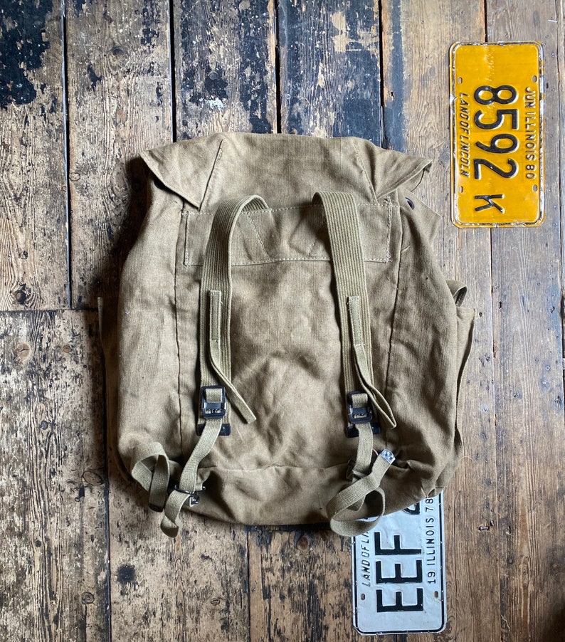 Vintage Canvas Expedition Back Pack - Etsy