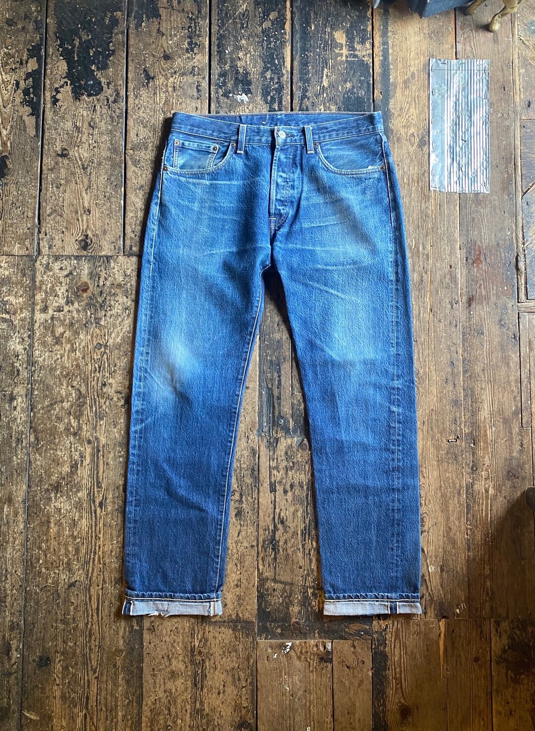 Levis Vintage Clothing, LVC 501 Selvedge Denim, 5 Pocket, W34x L29.5 - Etsy