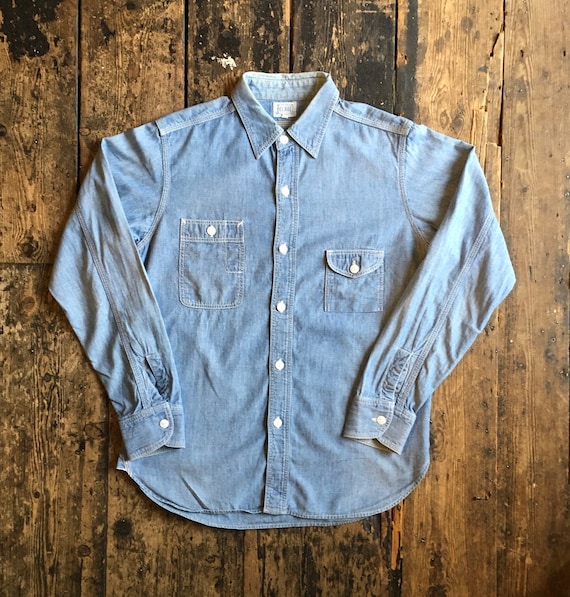 Rare Japanese Jelado Chambray Shirt, Made In Japan, M… - Gem
