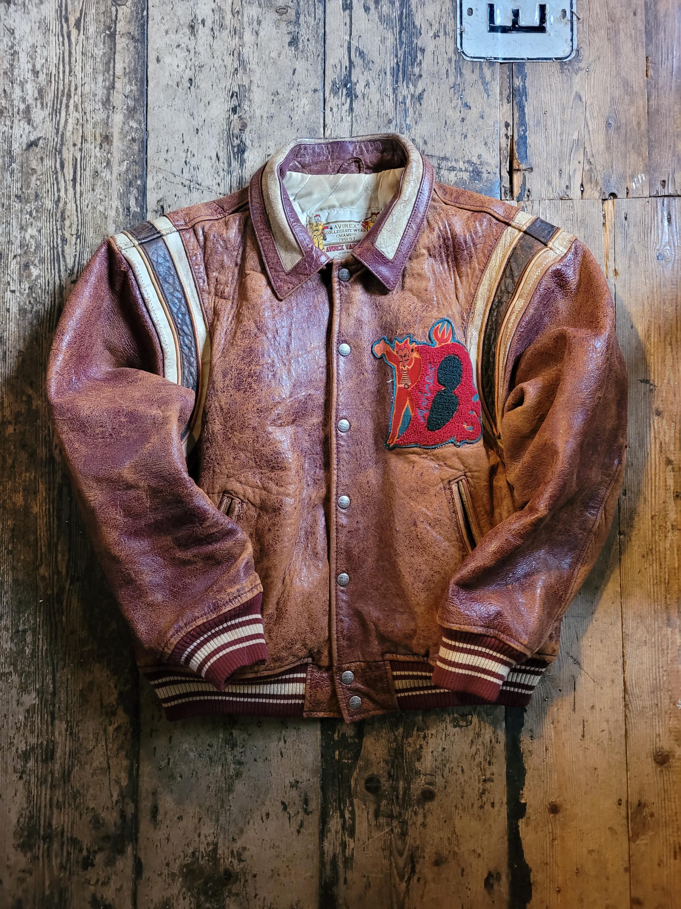 Very Rare Iconic Avirex Devils Jacket, Biker, College, Size Medium. - Etsy