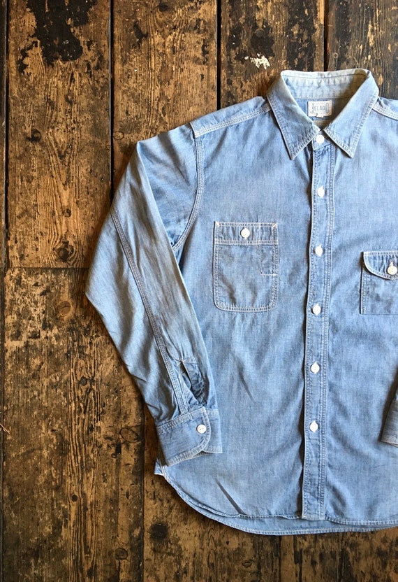 Rare Japanese Jelado Chambray Shirt, Made In Japan, M… - Gem
