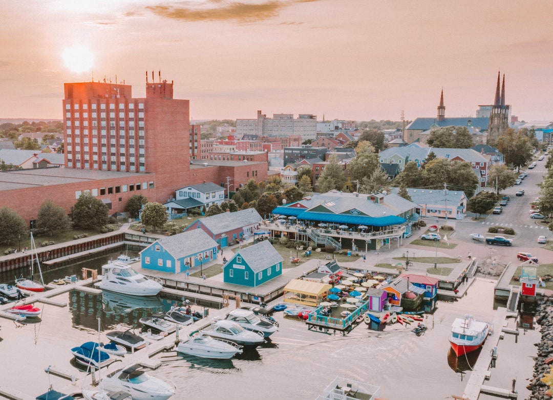 8x10 Peak's Quay Photography Print PEI Prince Edward Island drone ...