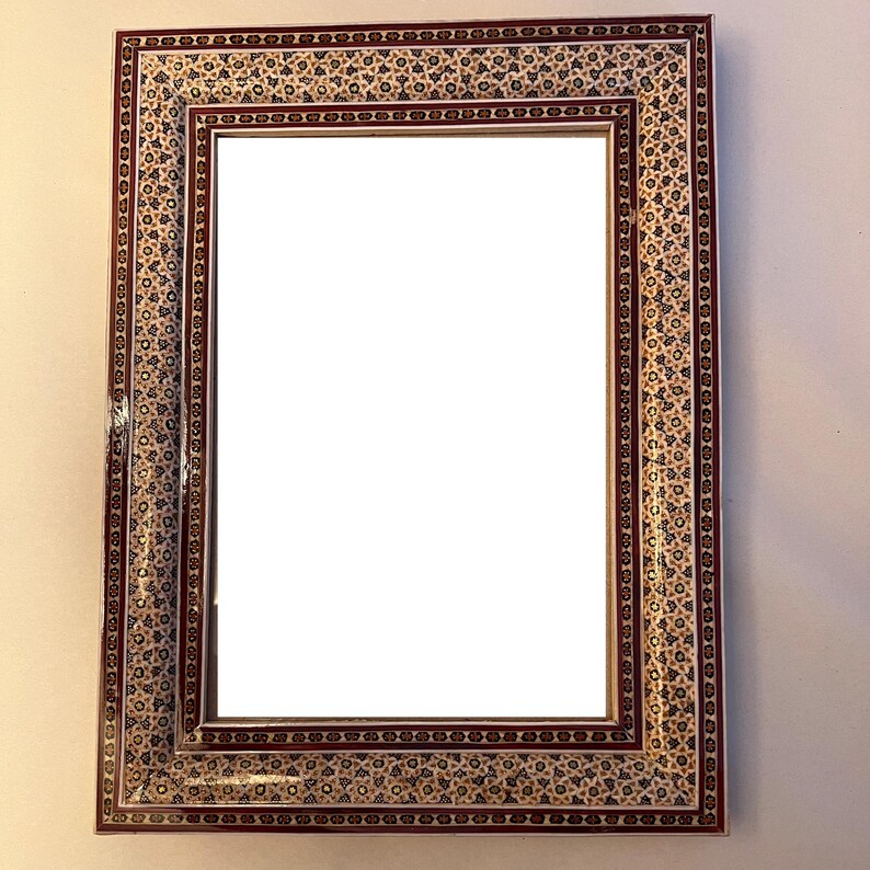 Vintage Khatam Painting Frame | Traditional Inlay Picture Frame | Wall ...