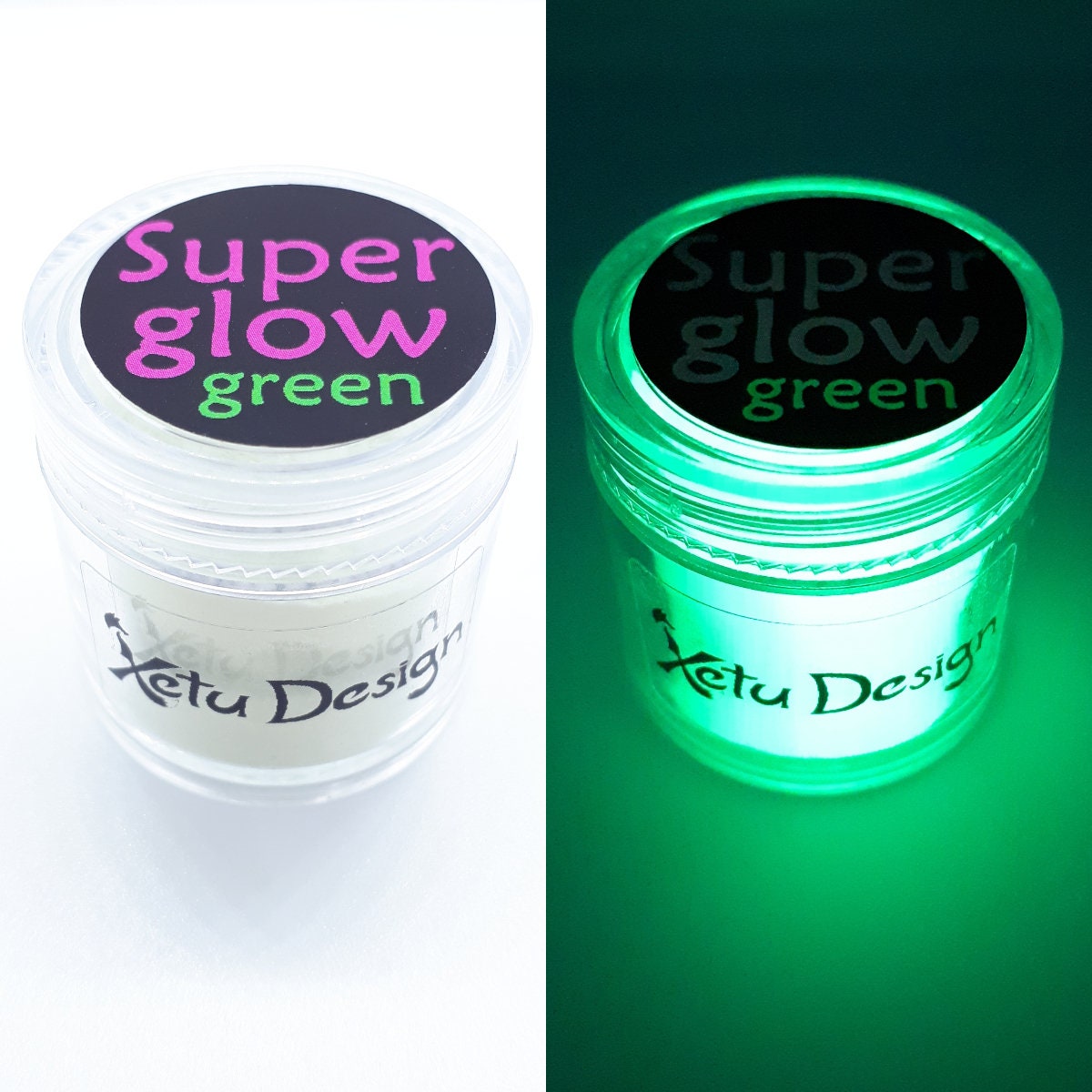 Strongest Glow SUPERGLOW Glow in the Dark Pigment Powder | Etsy