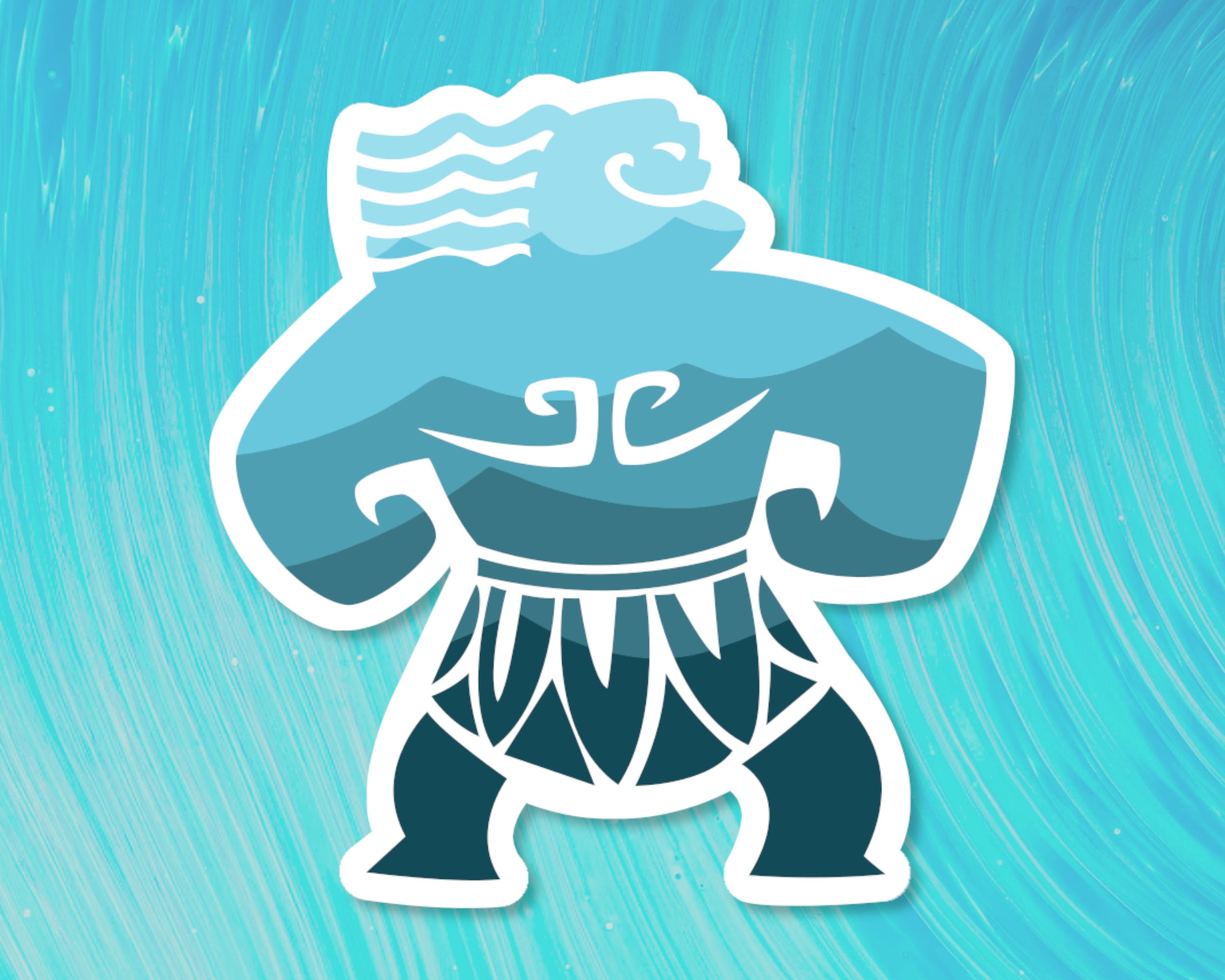 Moana Sticker Maui Sticker Pua and Hei Hei Sticker Moana - Etsy