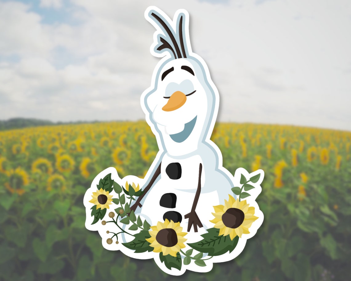 Frozen 2 Olaf Sticker Olaf Sticker Frozen Olaf Sticker | Etsy