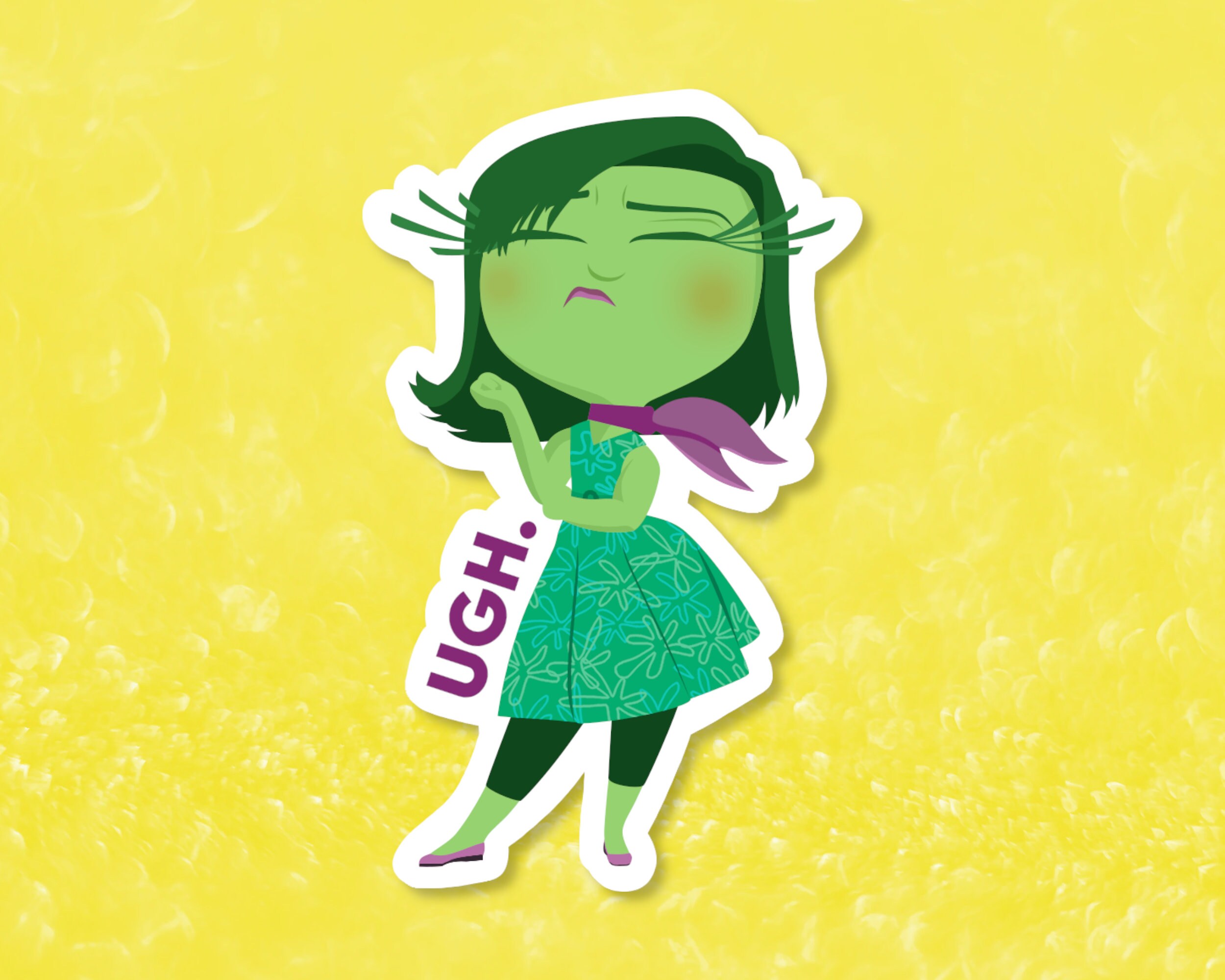 Inside Out Stickers Sadness Joy Anger Disgust Bing - Etsy
