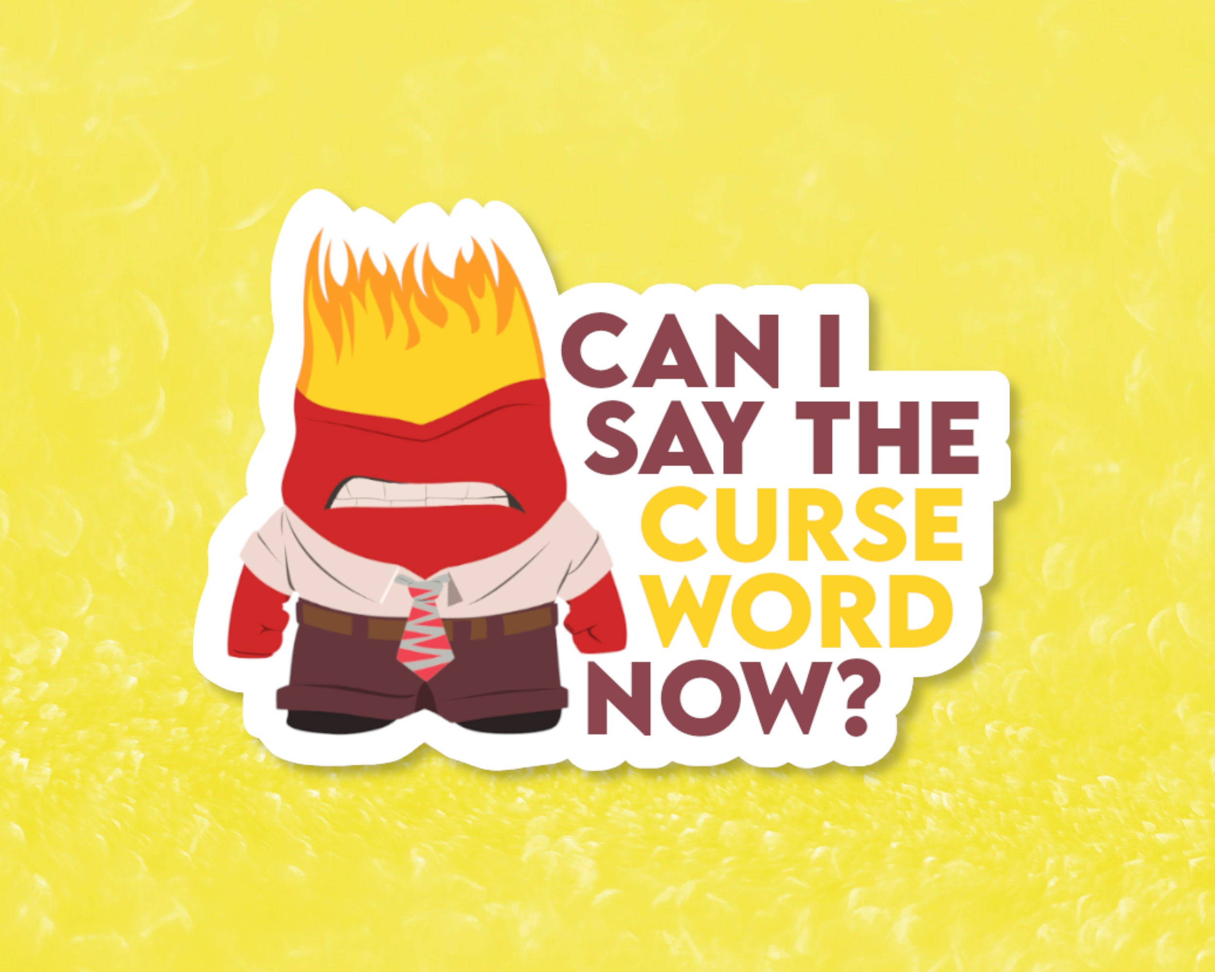 Inside Out Stickers Sadness Joy Anger Disgust Bing - Etsy