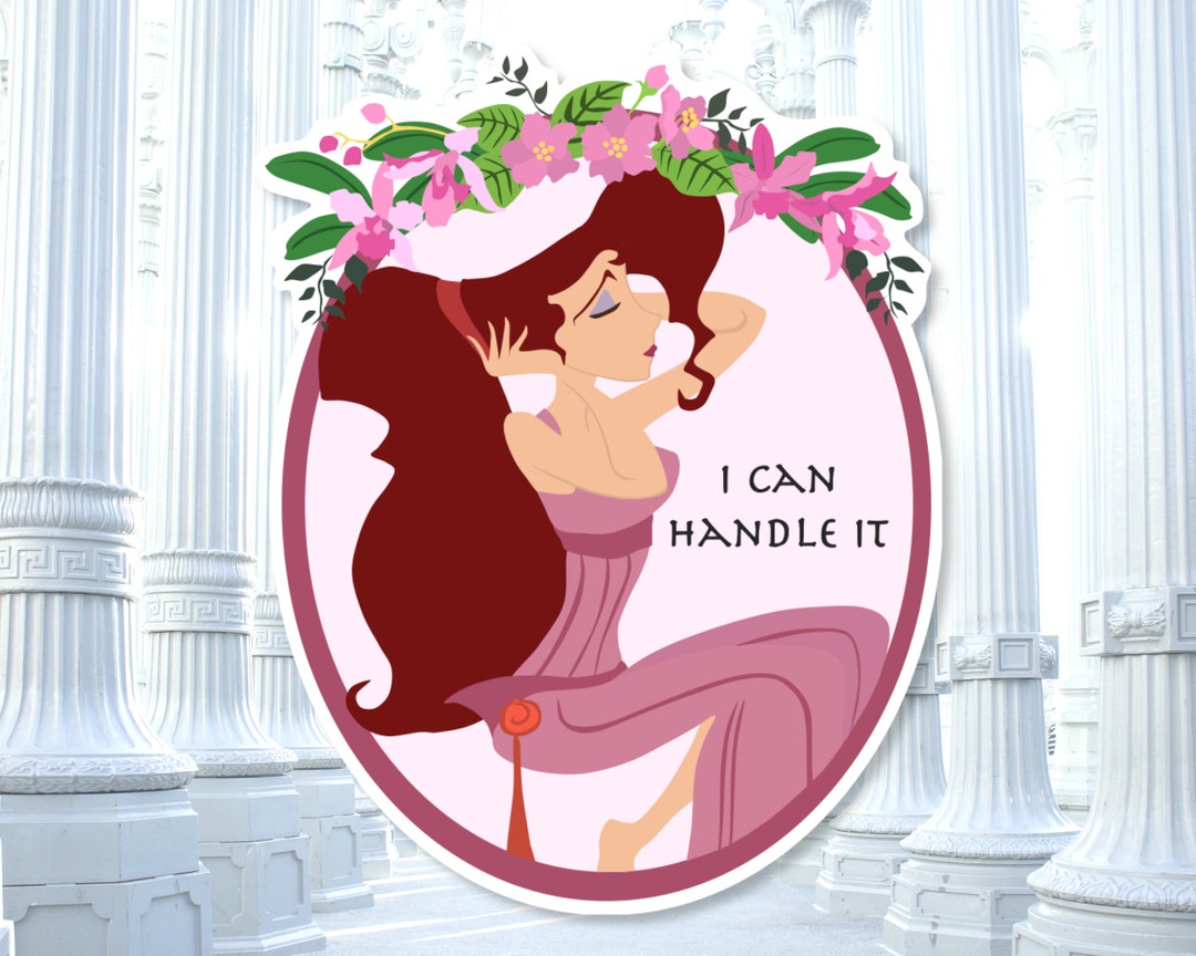 Hercules Meg Sticker Hercules Stickers Feminist Sticker - Etsy