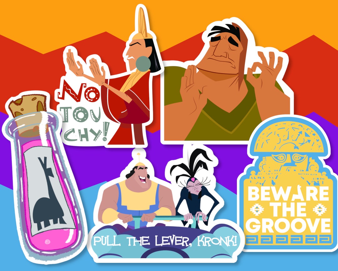 Emperor's New Groove Sticker Kuzco Sticker Yzma - Etsy UK