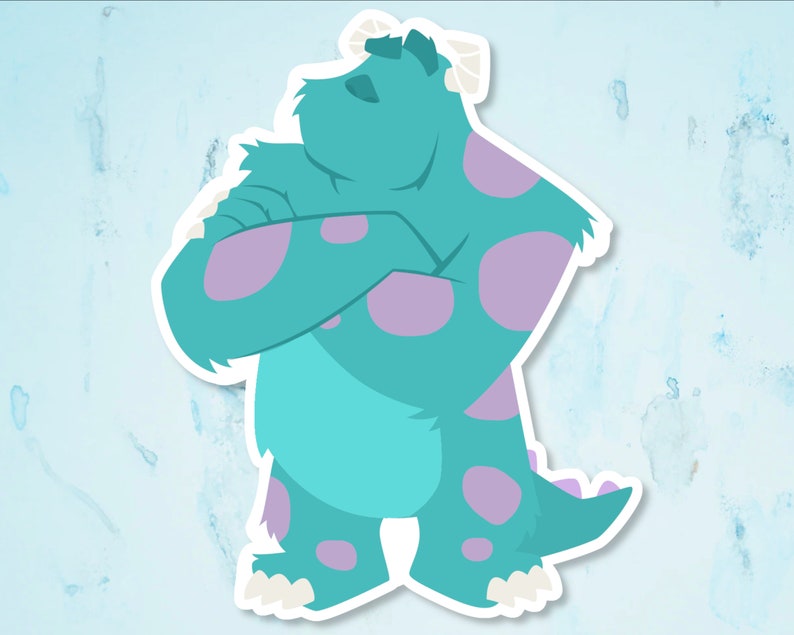 Monsters Inc Stickers Mike Wazowski Sticker Boo Sully - Etsy