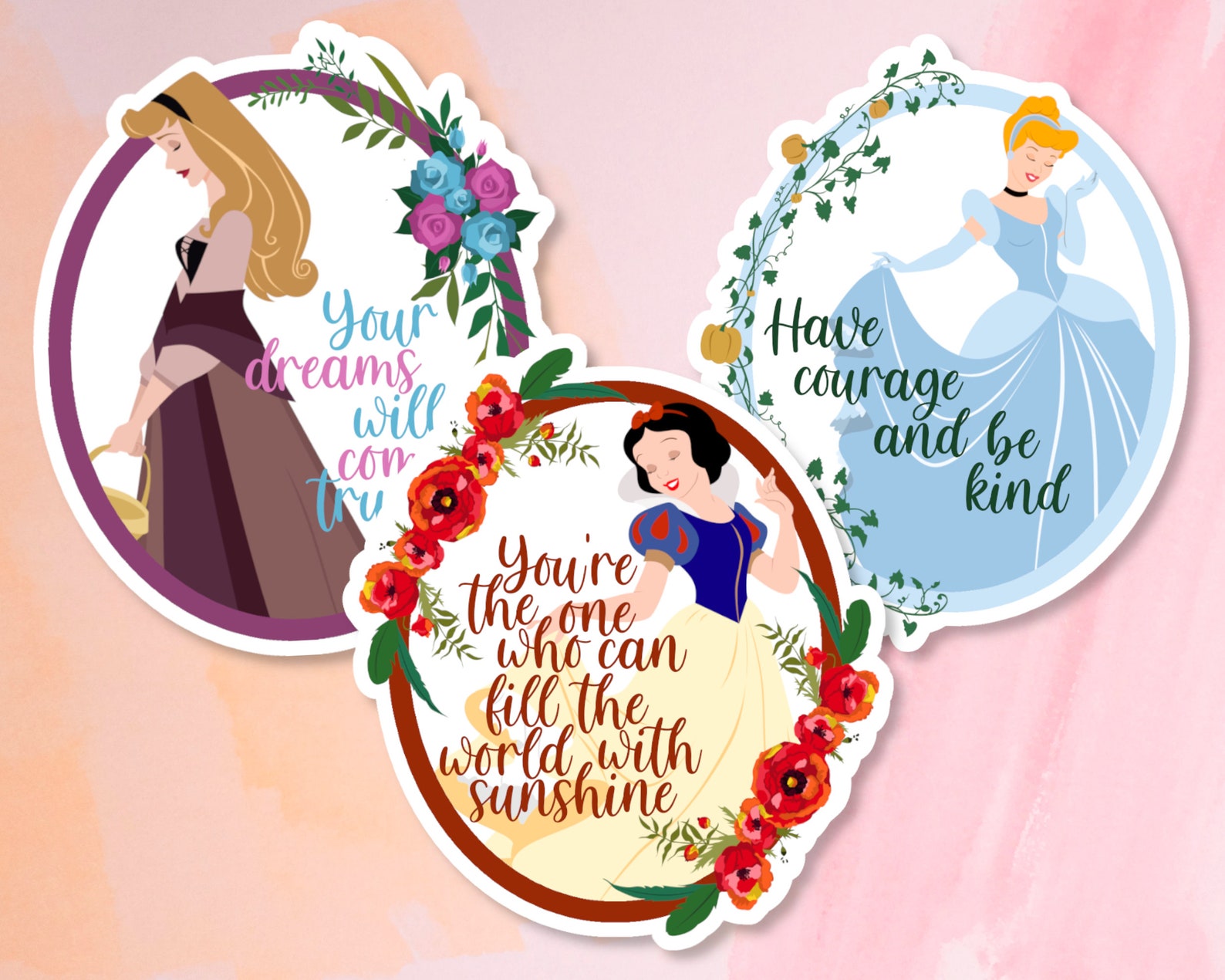 Disney Princess Stickers Package Princess Stickers Frozen | Etsy