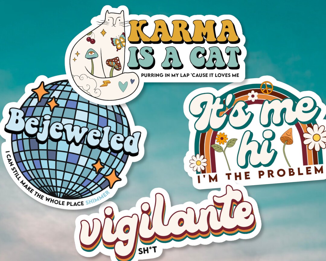 Taylor Swift Stickers Taylor Swiftie Merch Taylor Swift Midnights ...