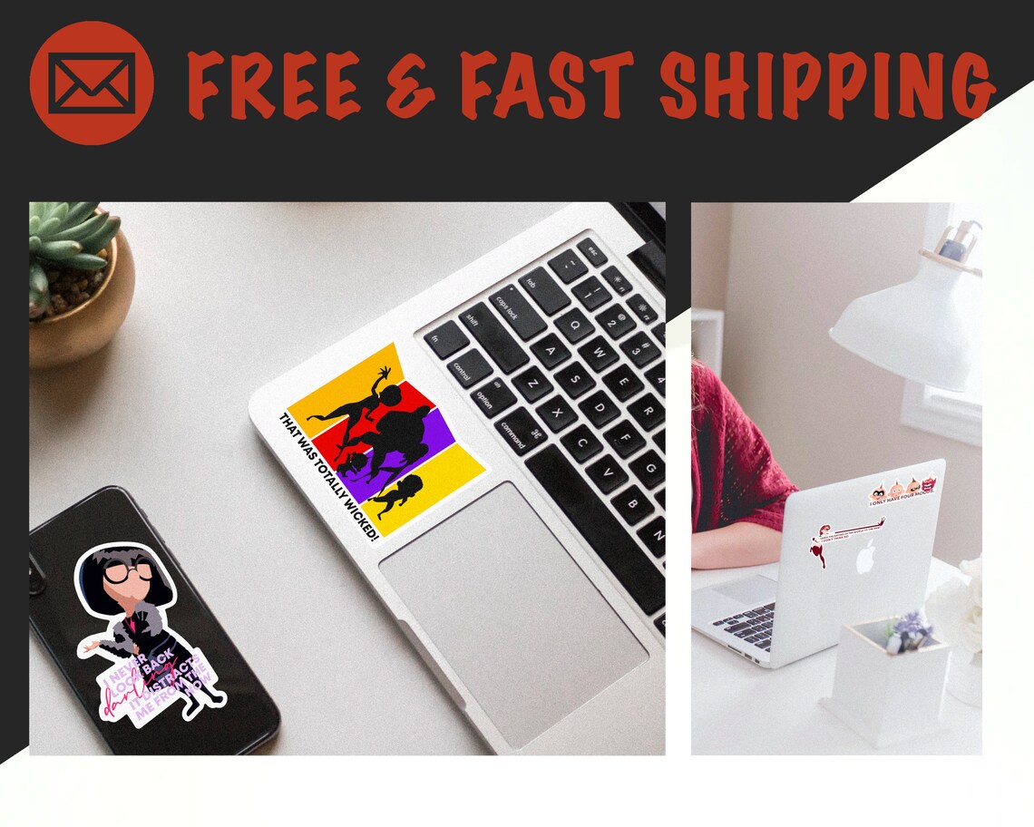 The Incredibles Stickers Edna Mode Sticker Elastigirl - Etsy