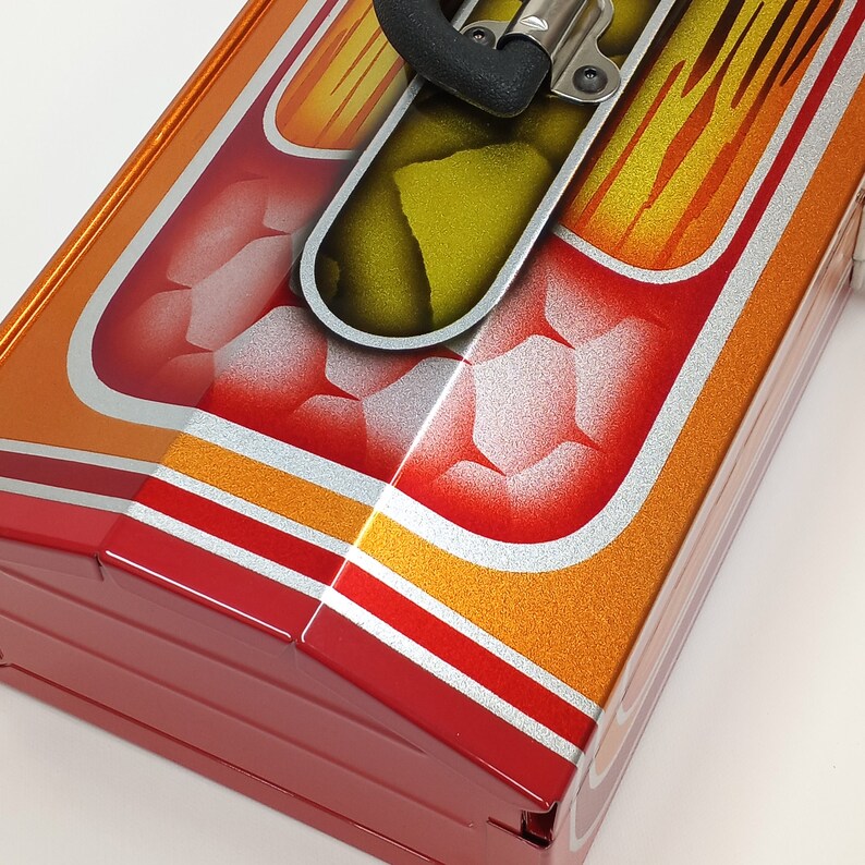 Custom Painted Metal Tool Box - Etsy