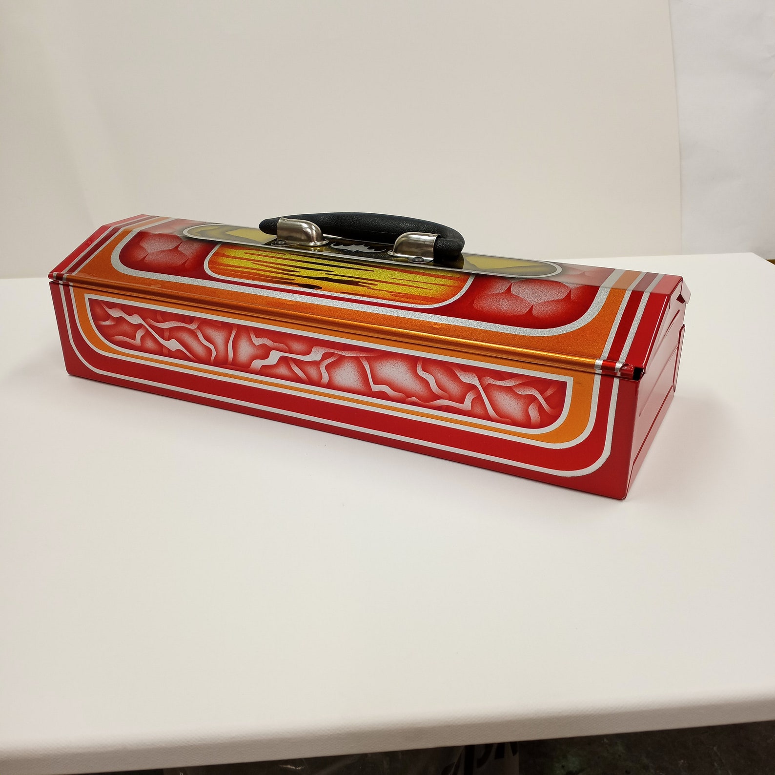Custom Painted Metal Tool Box - Etsy