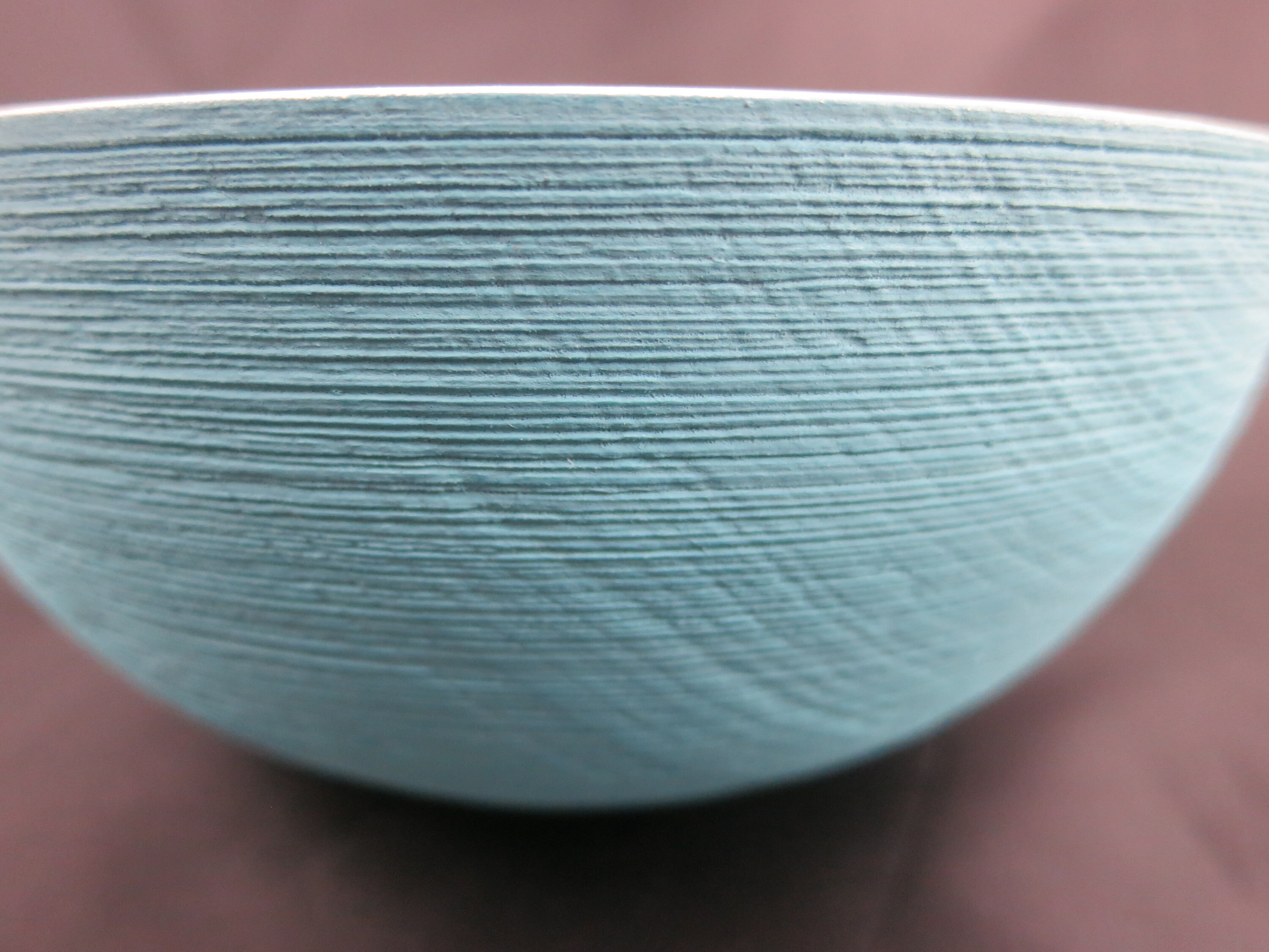 Wooden Bowl - Textured, Painted - Etsy