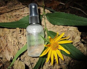 Sunflower Body Mist, Sunflower Body Spray, Sunflower, All Natural ...