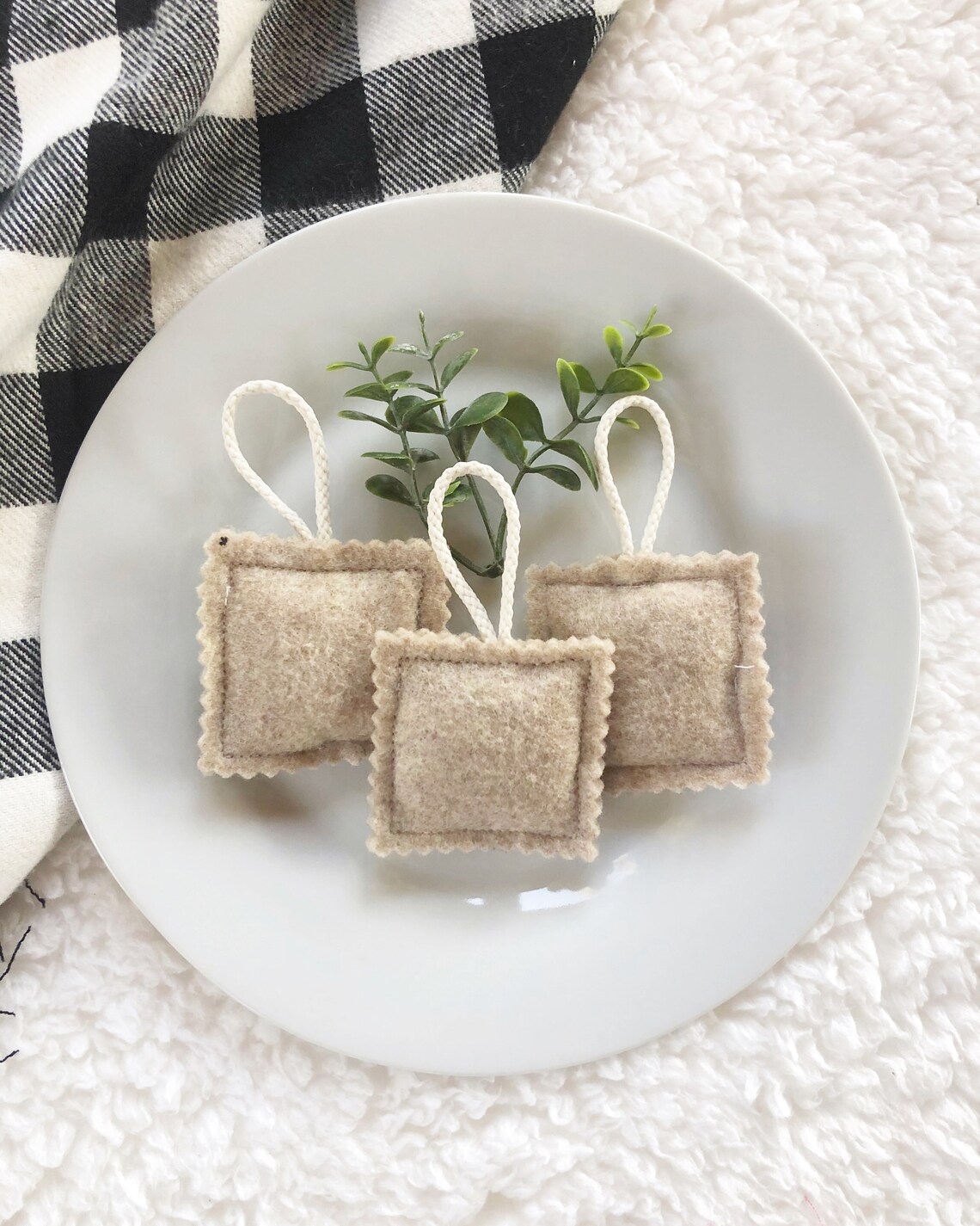 Toasted Ravioli Christmas Ornament Gift Set 3 Piece Sets - Etsy