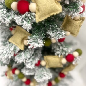 Toasted Ravioli Garland, Felt Christmas Garland Red/white/green, St ...