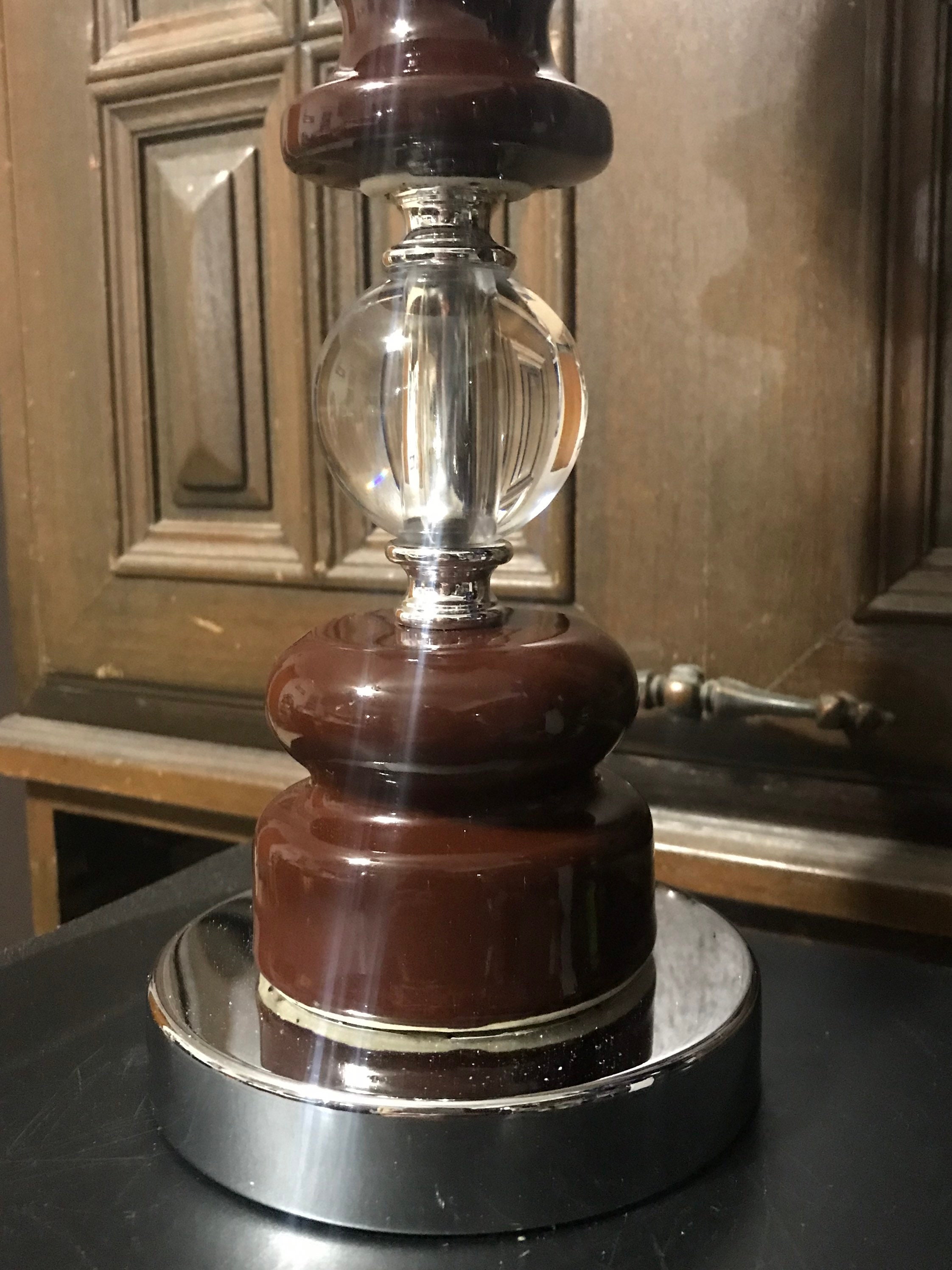 Vintage Ceramic and Glass Insulator Lamp. - Etsy