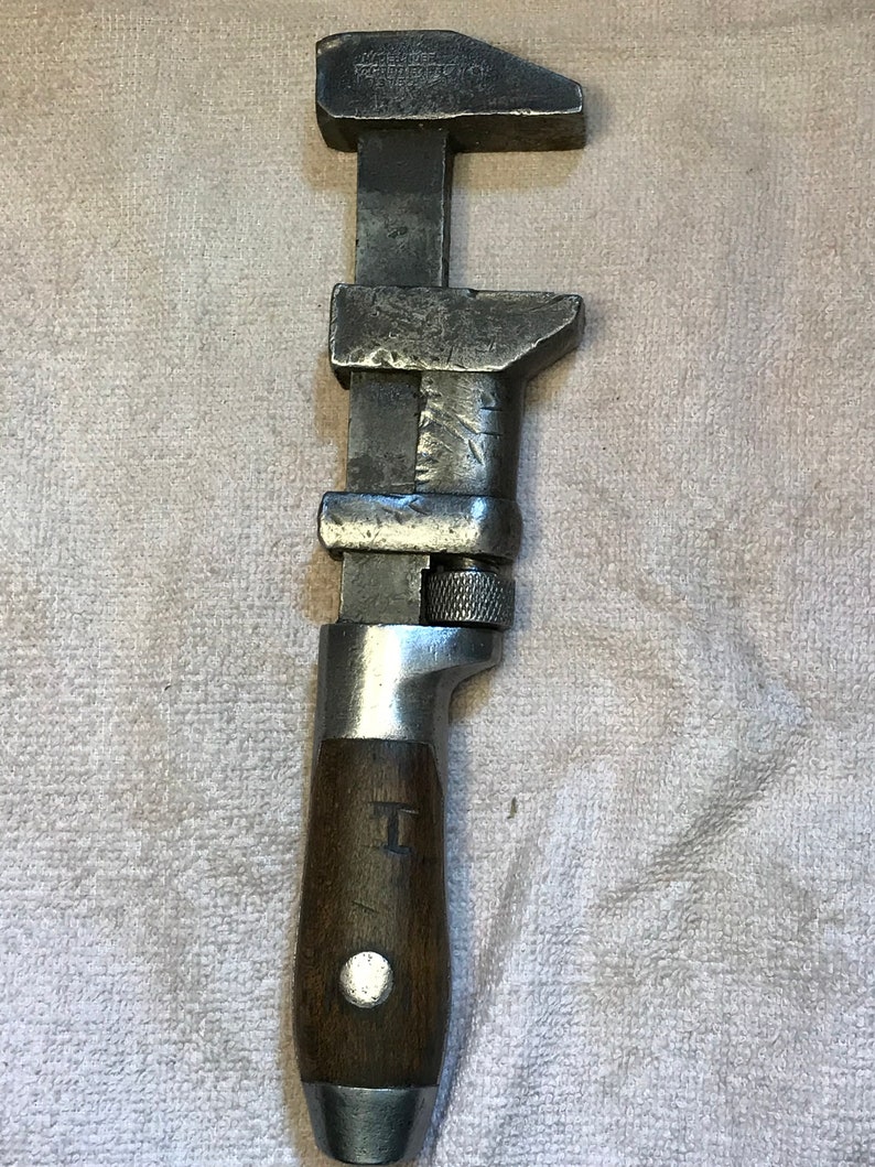 Antique Adjustable Wrench - Etsy