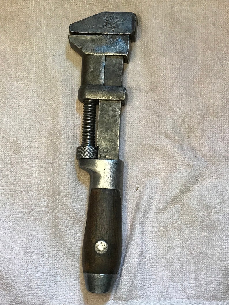 Antique Adjustable Wrench - Etsy