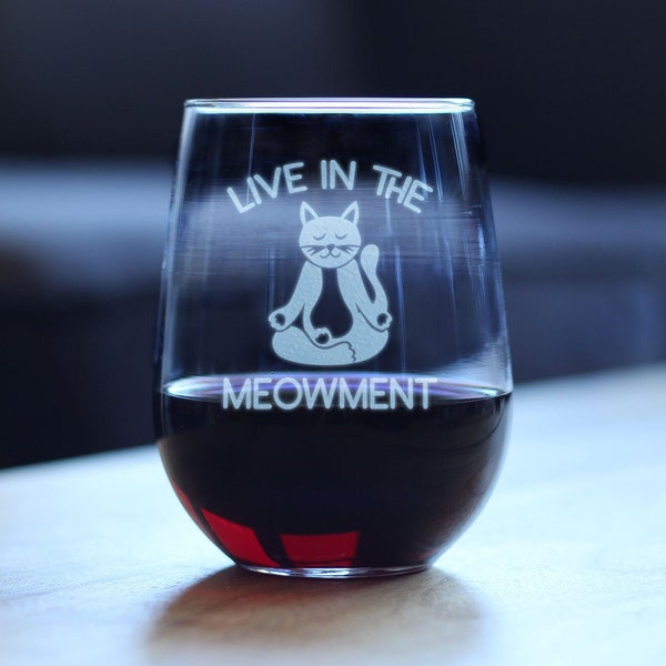 Meow Wine Glass - Etsy