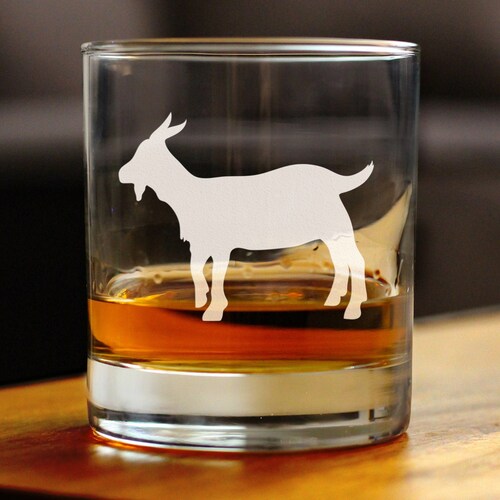 Goat Silhouette 10 Oz Rocks Glass or Old Fashioned Glass | Etsy