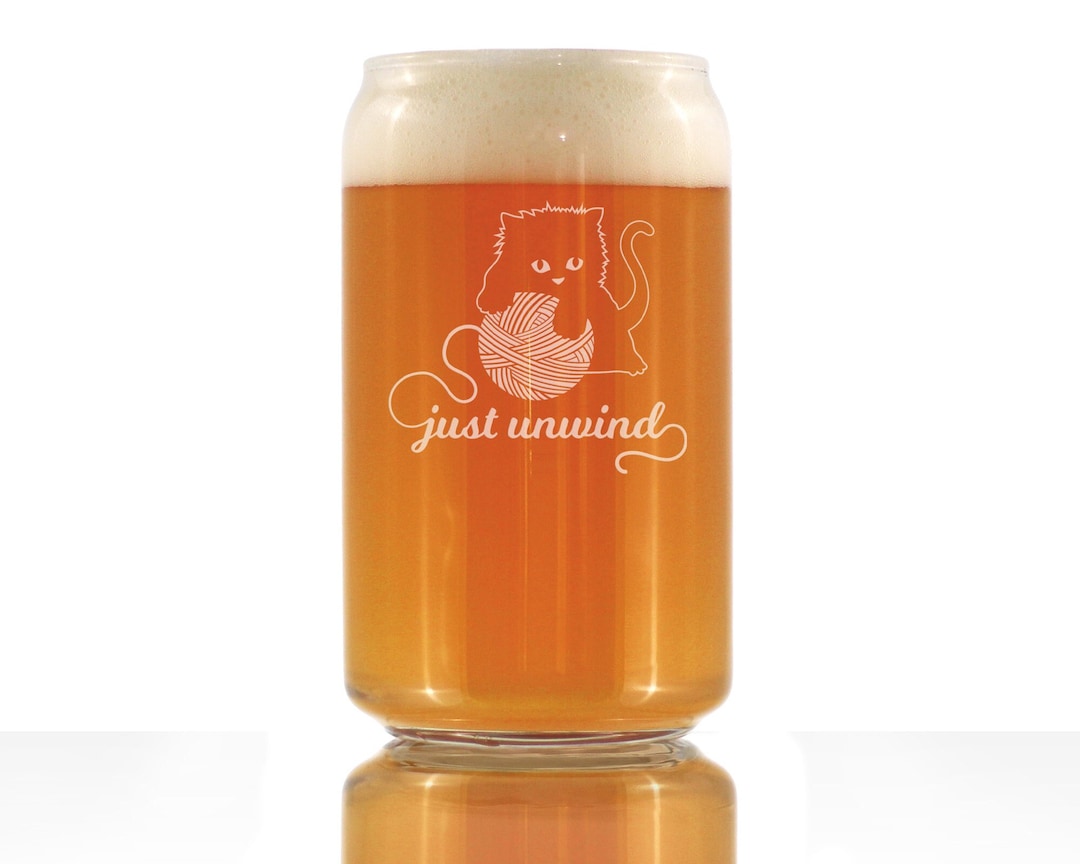 Etched Kitten Beer Pint Glass: Funny Cat Lover Gift, 16 Oz - Etsy