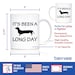 It's Been A Long Day Coffee Mug - Funny Dachshund Themed Decor and ...