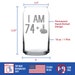 I Am 74 1 Middle Finger Funny Beer Can Pint Glass Etched - Etsy