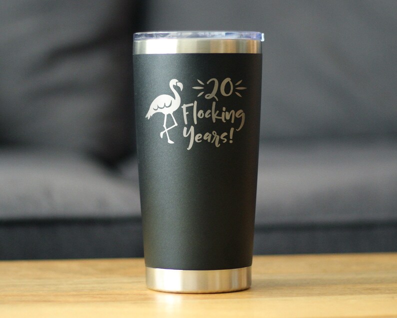 Insulated Coffee Tumbler Cup With Sliding Lid 20 Flocking - Etsy