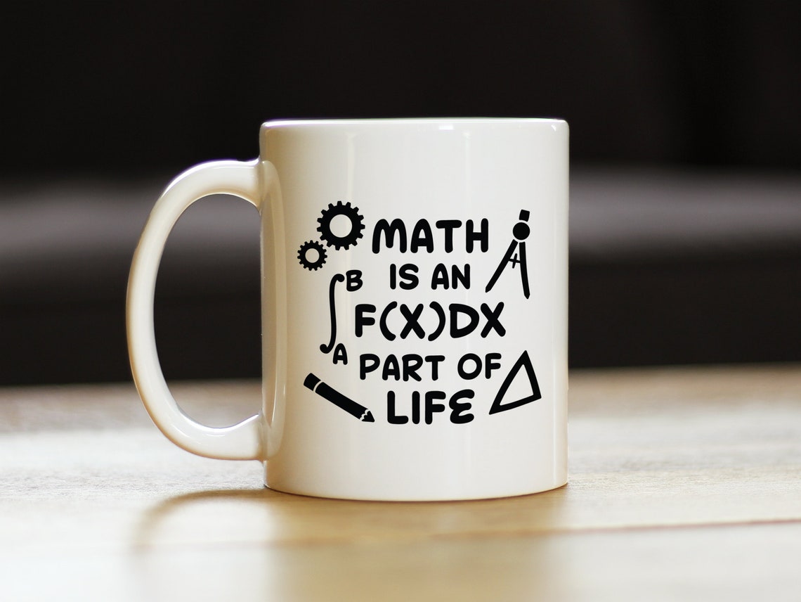 Funny Math Coffee Mug: Integral Part of Life, Nerd Gift - Etsy