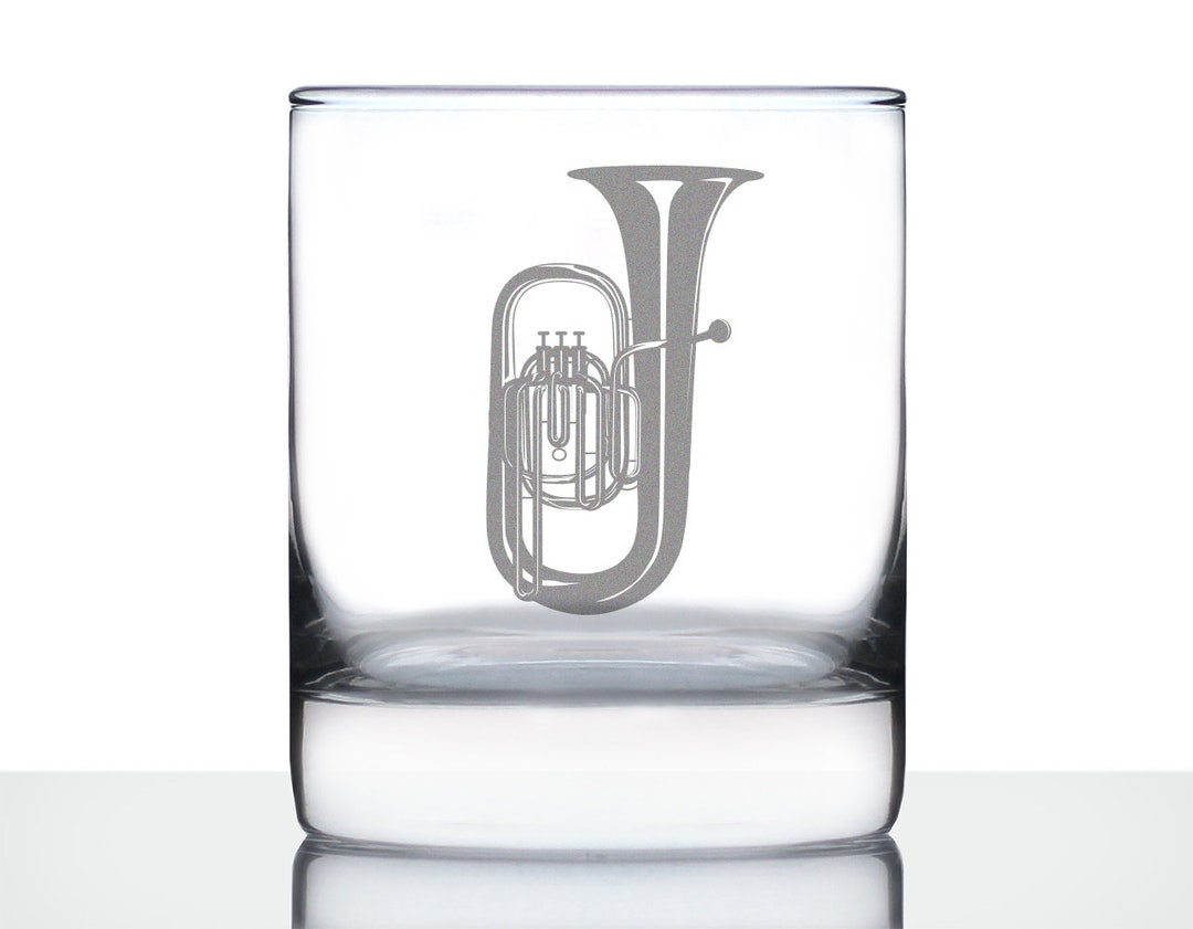 Tuba - 10 Oz Rocks Glass or Old Fashioned Glass, Etched Sayings, Gift ...