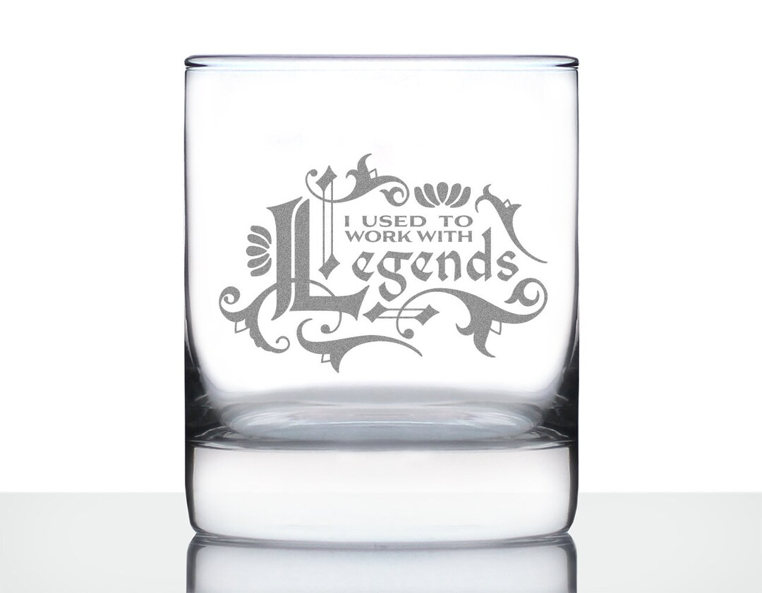 Etched Whiskey Rocks Glass: Funny Retirement Gift for Coworkers - Etsy