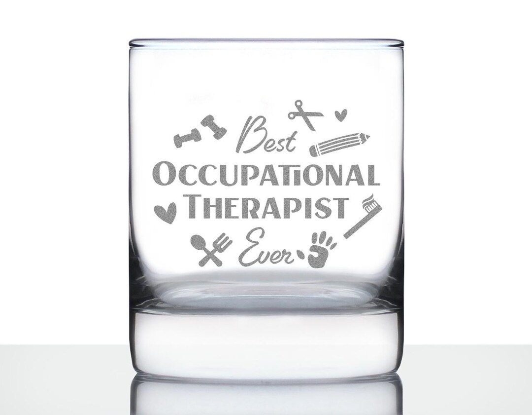 Best Occupational Therapist - Whiskey Rocks Glass - Occupational ...