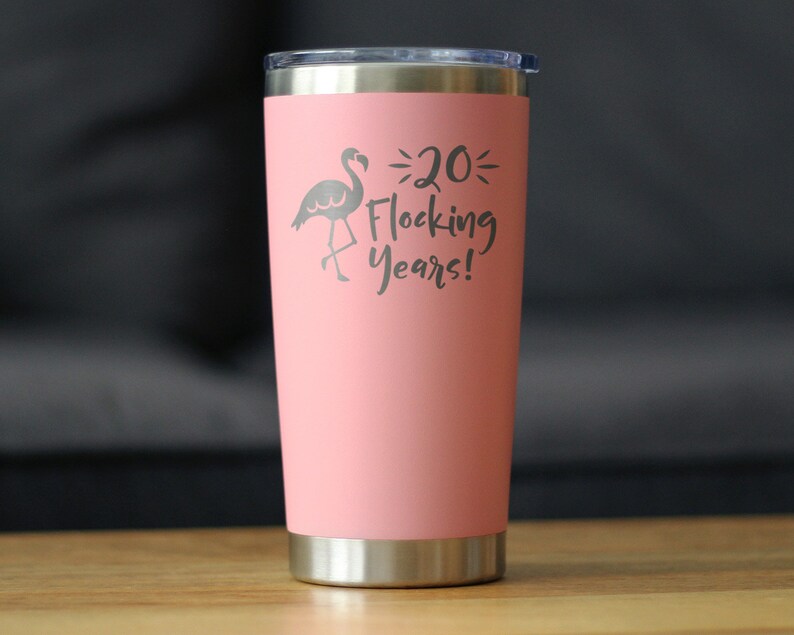 Insulated Coffee Tumbler Cup With Sliding Lid 20 Flocking - Etsy
