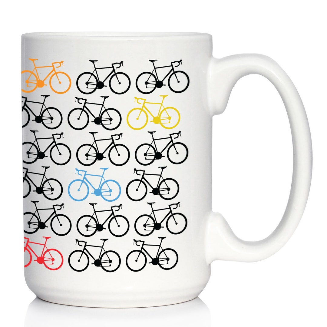 Bicycle Coffee Mug - Unique Road Biking Themed Decor and Gifts for ...