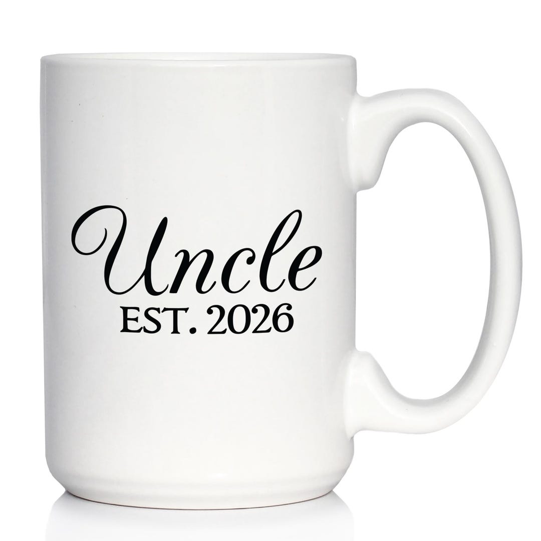 New Uncle Gift: Est. 2026 Ceramic Coffee Mug - Etsy