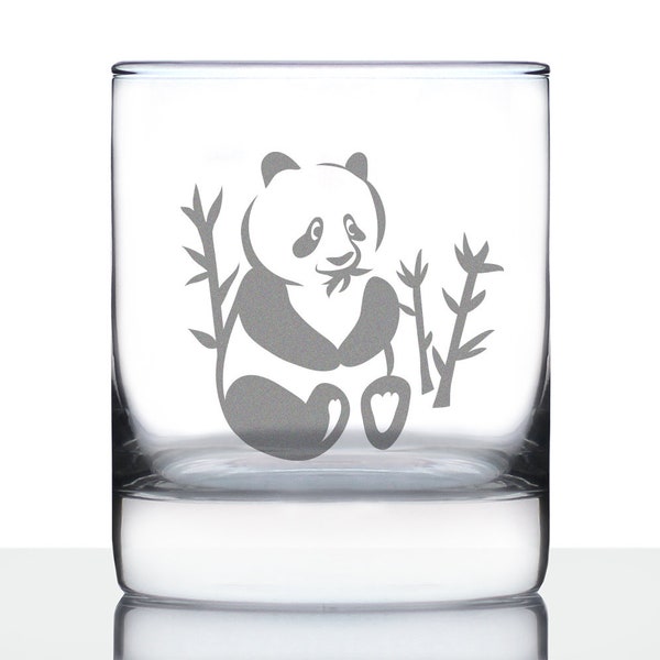 Panda Glass - Etsy