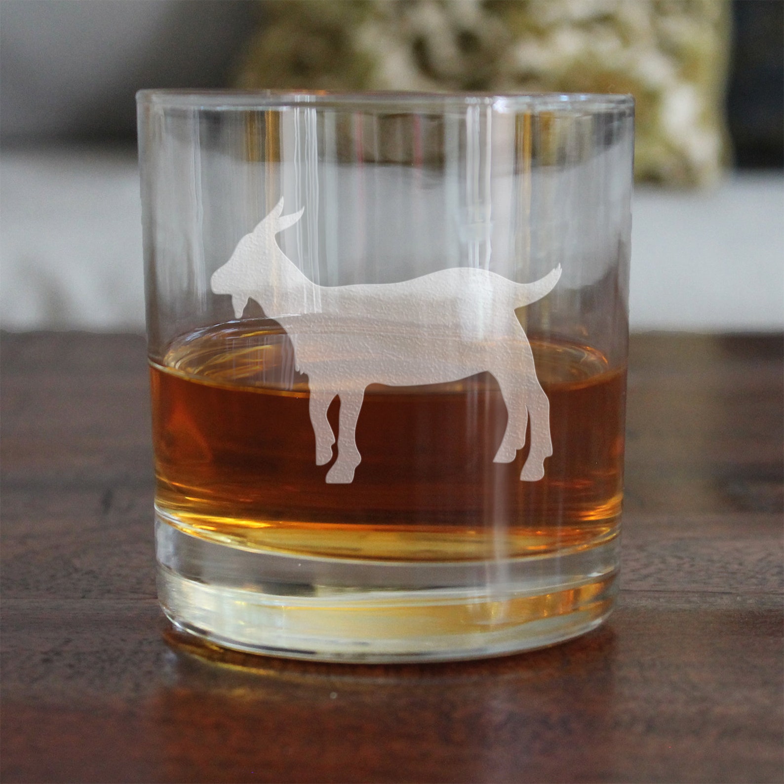 Goat Silhouette 10 Oz Rocks Glass or Old Fashioned Glass | Etsy