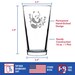 Panda Pint Glass, 16 Oz, Etched Animals, Zoo Animals Gift for Women ...
