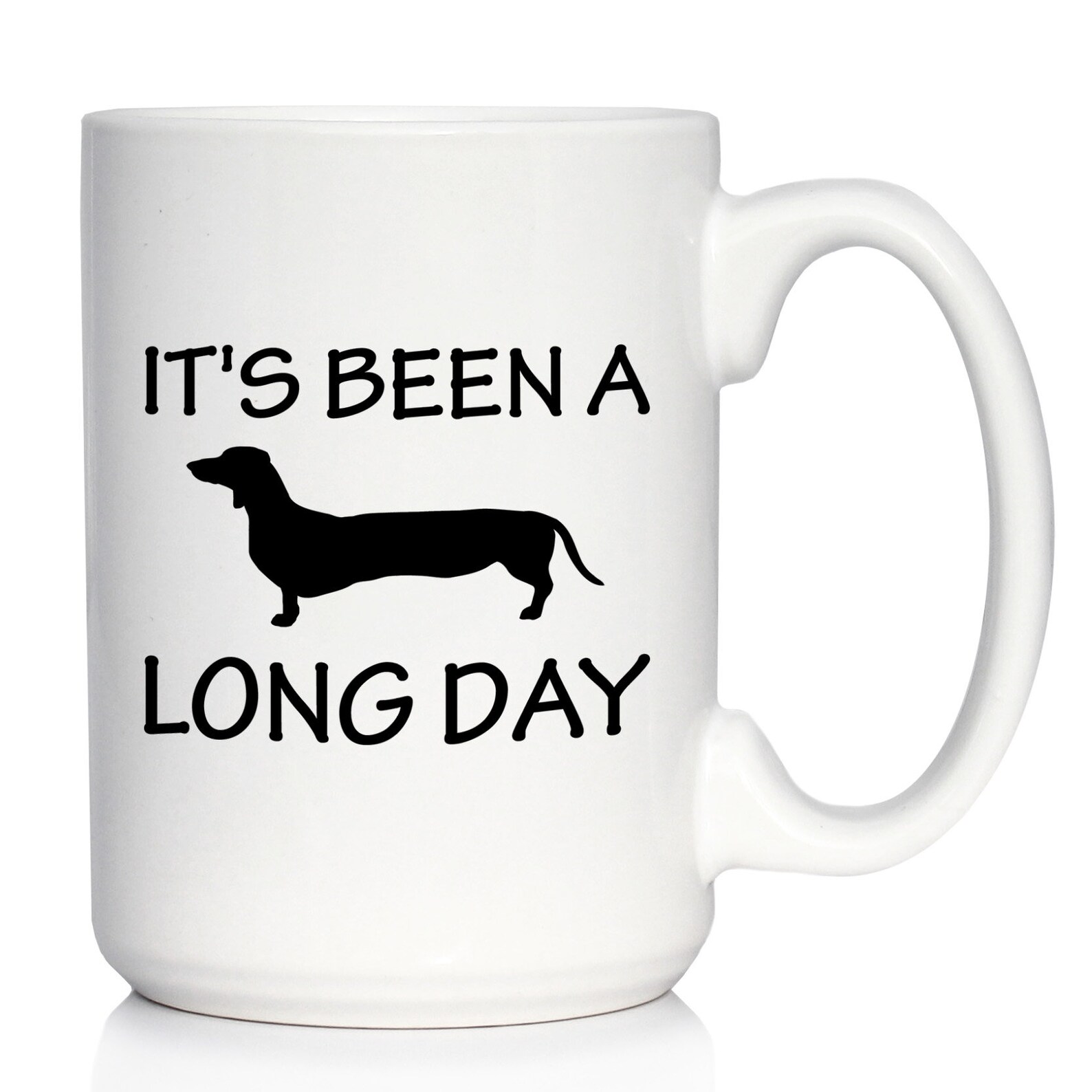 It's Been A Long Day Coffee Mug - Funny Dachshund Themed Decor and ...