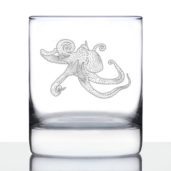 Octopus Whiskey Glass - Etsy