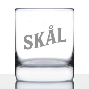 Cheers Norwegian - Skal - 10 Oz Rocks Glass or Old Fashioned Glass ...