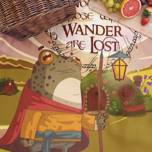 Lord of the Rings Hobbit Shire Frog Blanket - Etsy